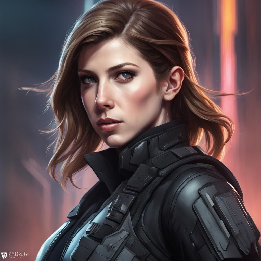 Anna Kendrick as a super spy/secret operative - AI Generated Artwork ...