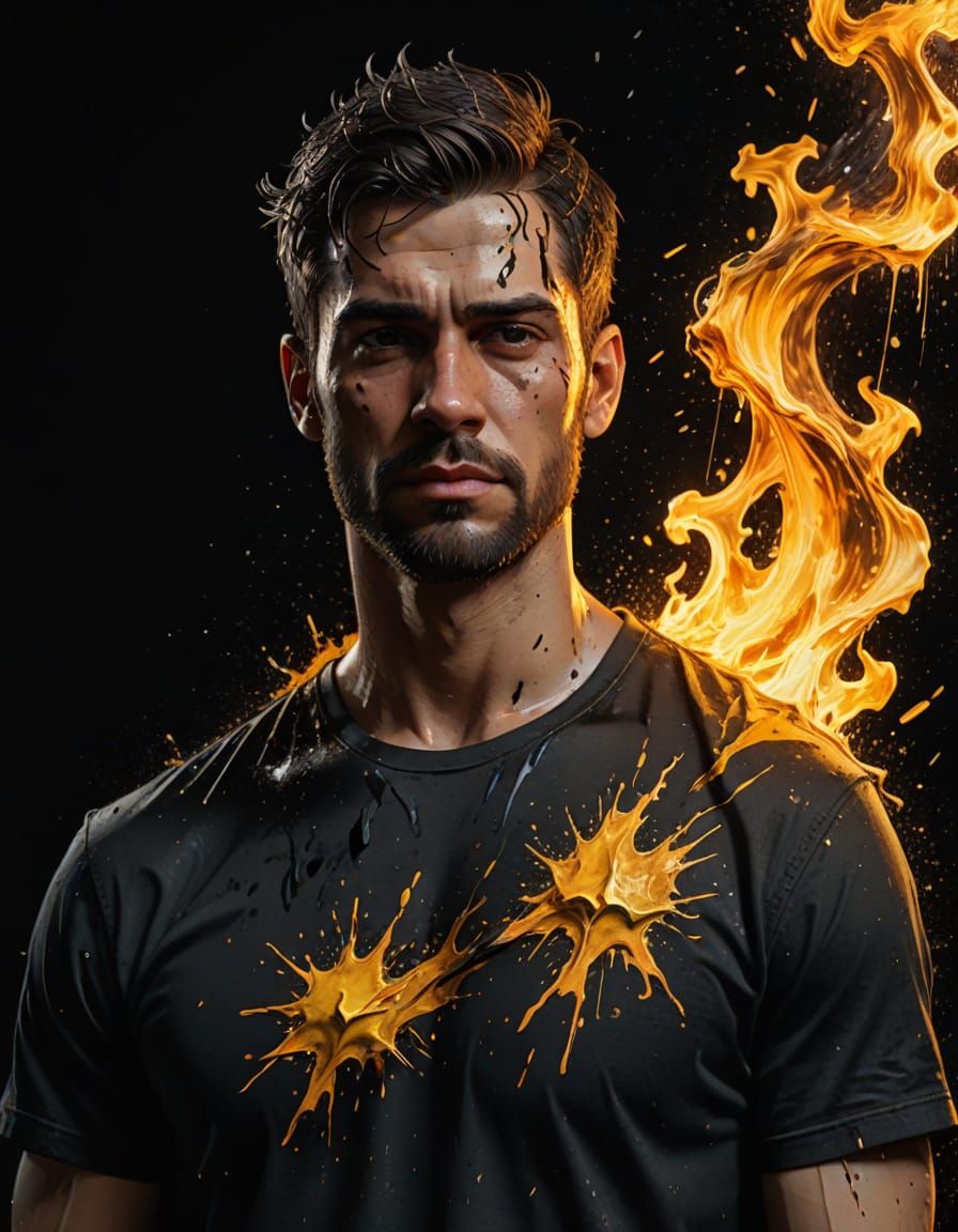 Hyper-Realistic Male Character Art in Cinematic St... - AI Art