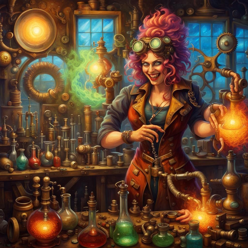 Mad Scientist 3 - AI Generated Artwork - NightCafe Creator