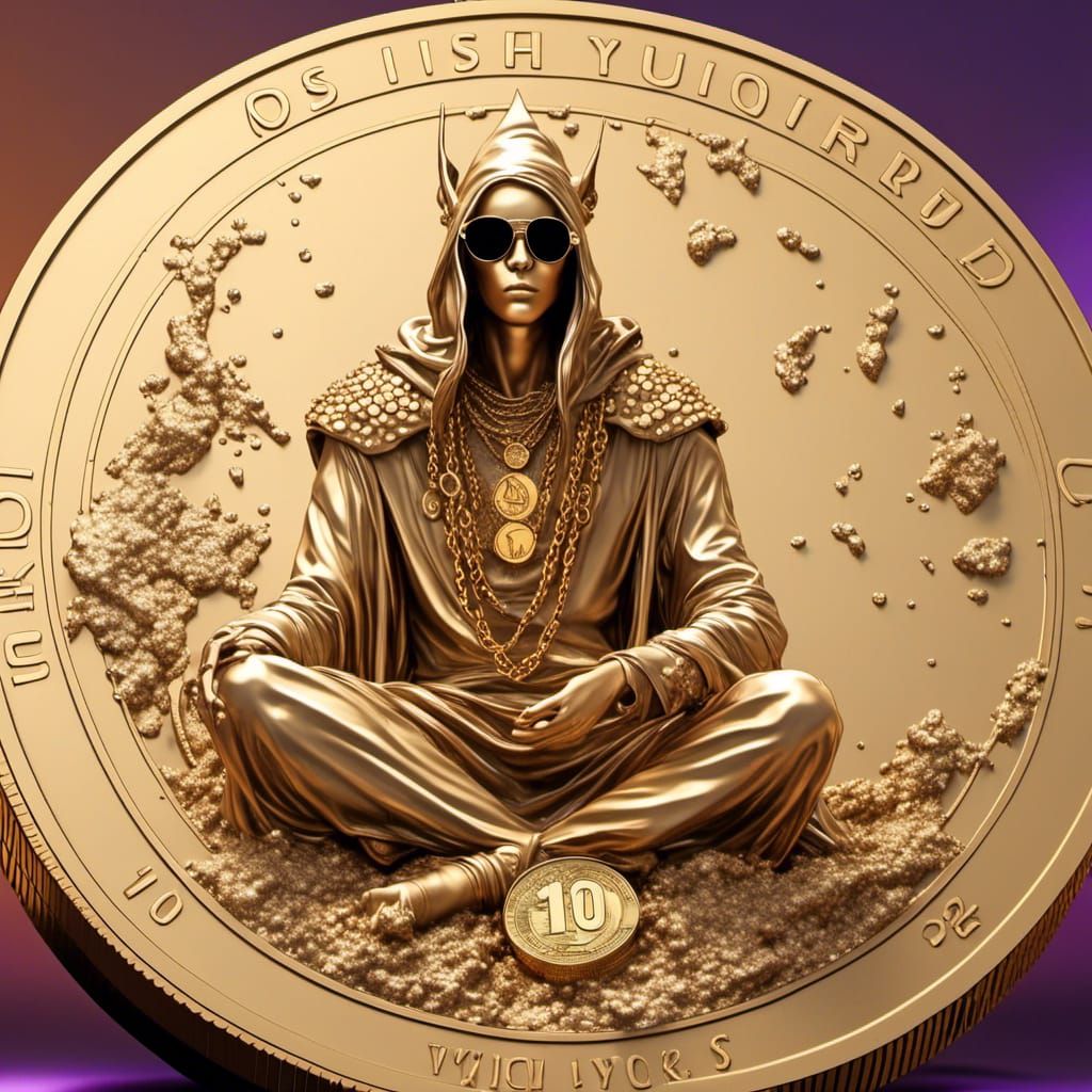 Wizard coin - AI Generated Artwork - NightCafe Creator