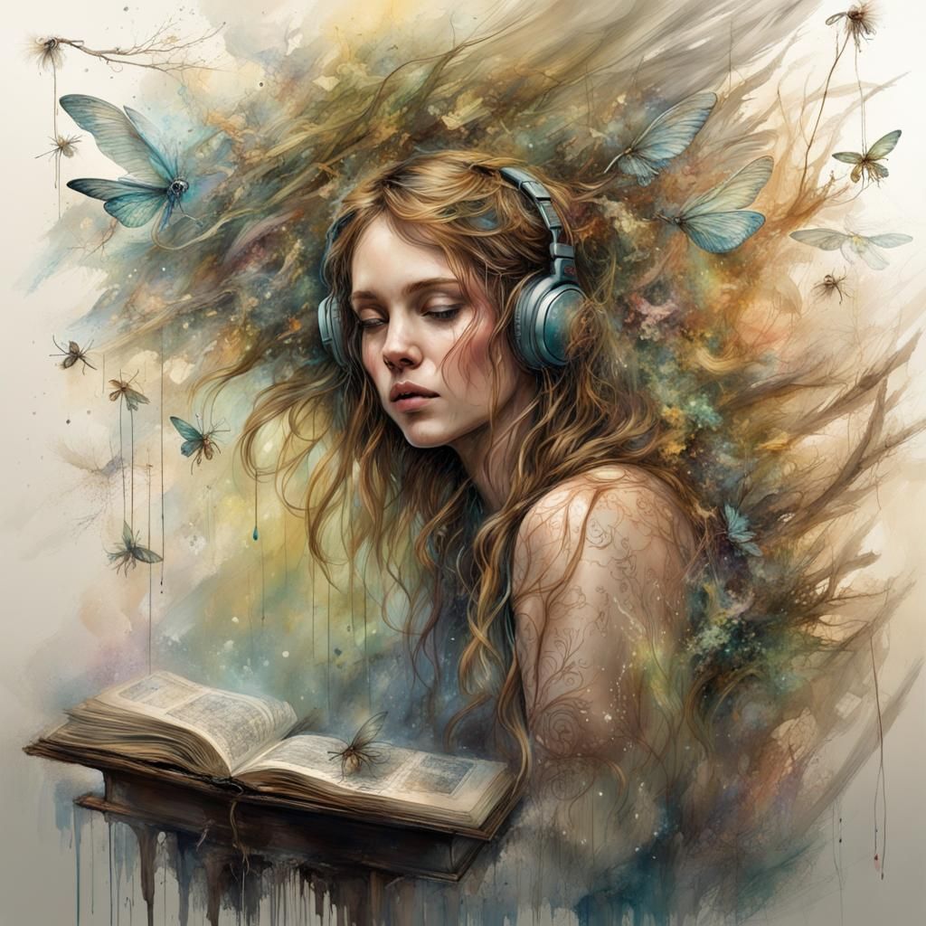 Blissful Sounds - AI Generated Artwork - NightCafe Creator