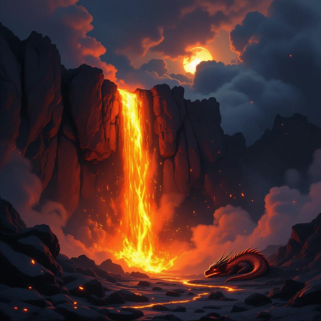 Firefall - Spectacular Firefall and Dragon, Hyper-Realistic ...
