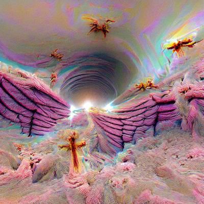 Angelic Hellscape - AI Generated Artwork - NightCafe Creator