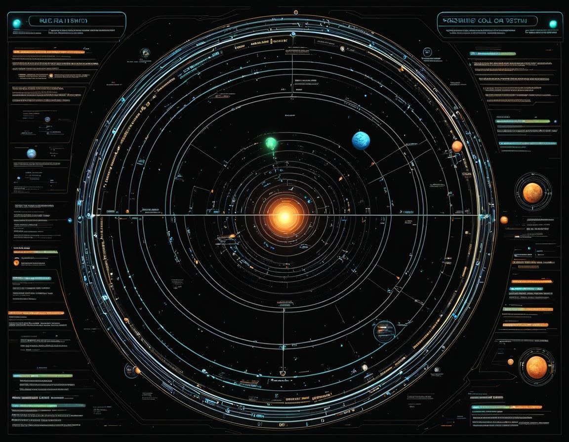 Interstellar Travel Map - AI Generated Artwork - NightCafe Creator