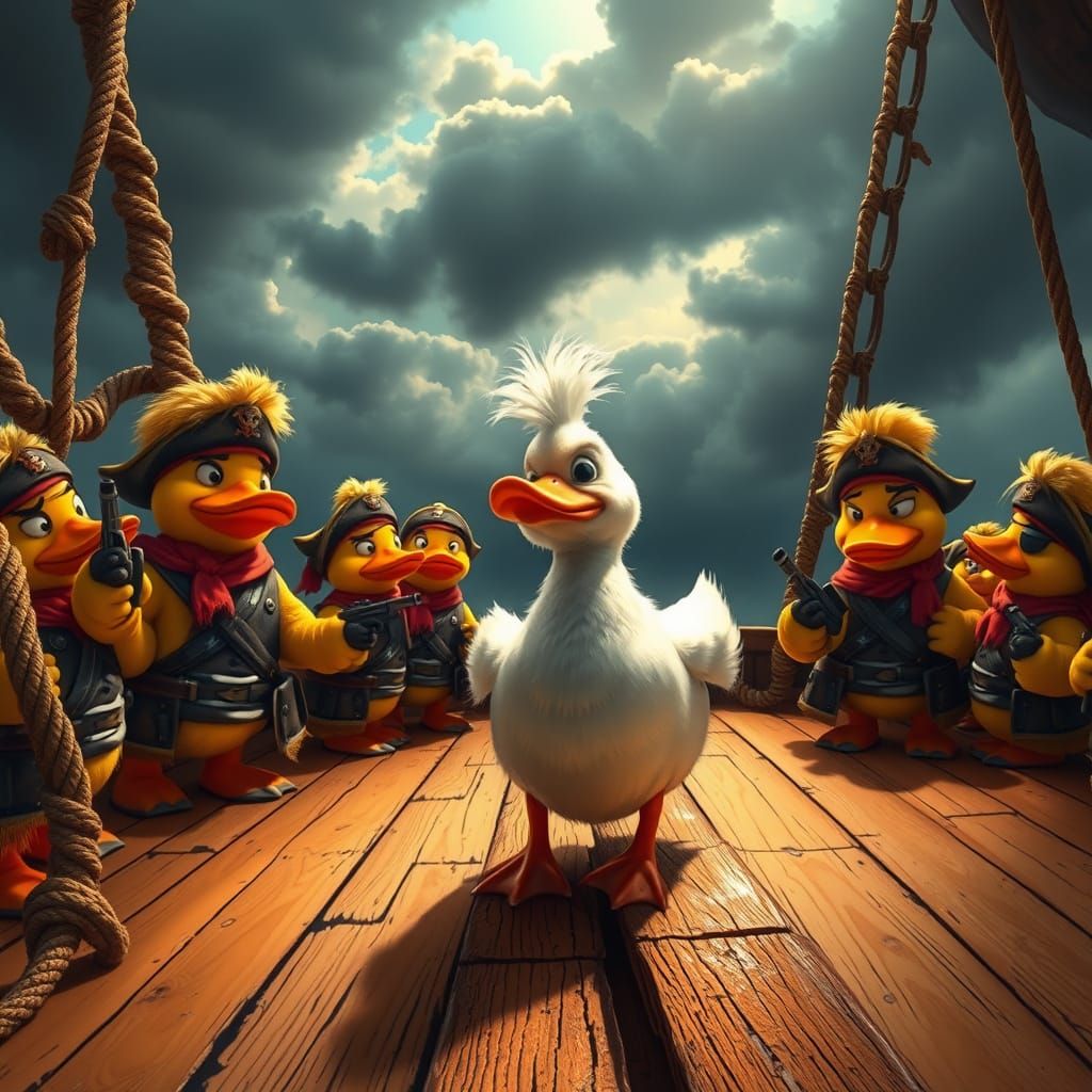 No Real Ducks Allowed!!! - Rubber Duck Pirates in Swashbuckl...