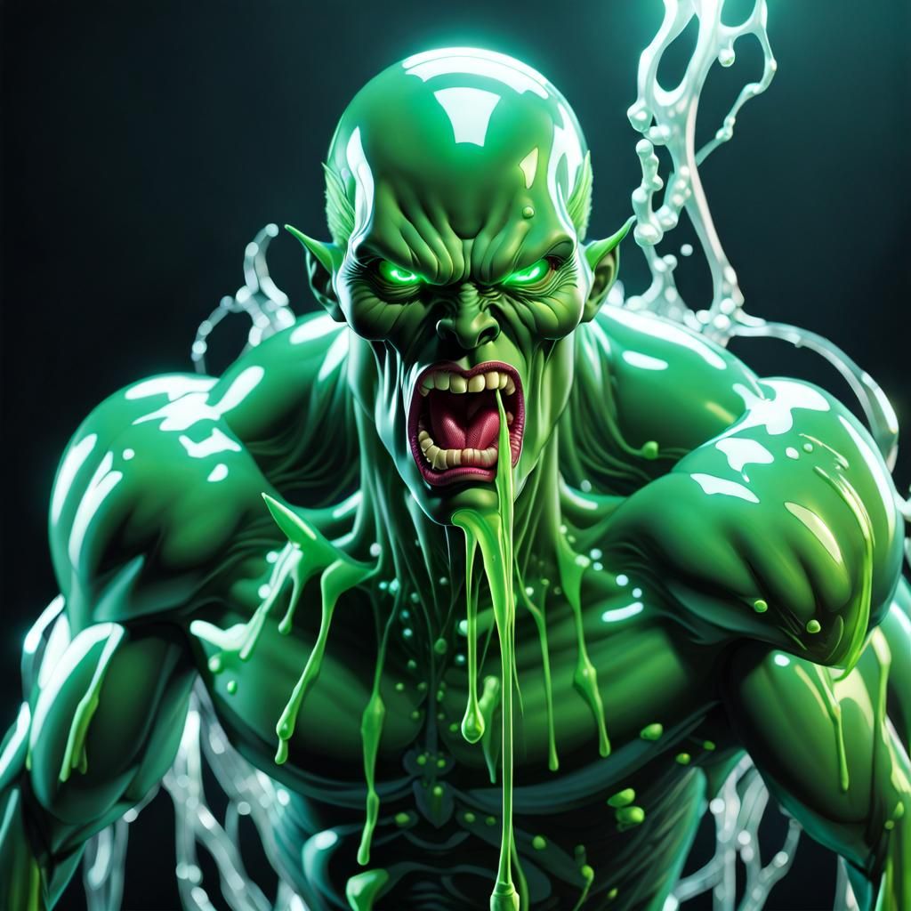 Mucus Man 5 - AI Generated Artwork - NightCafe Creator