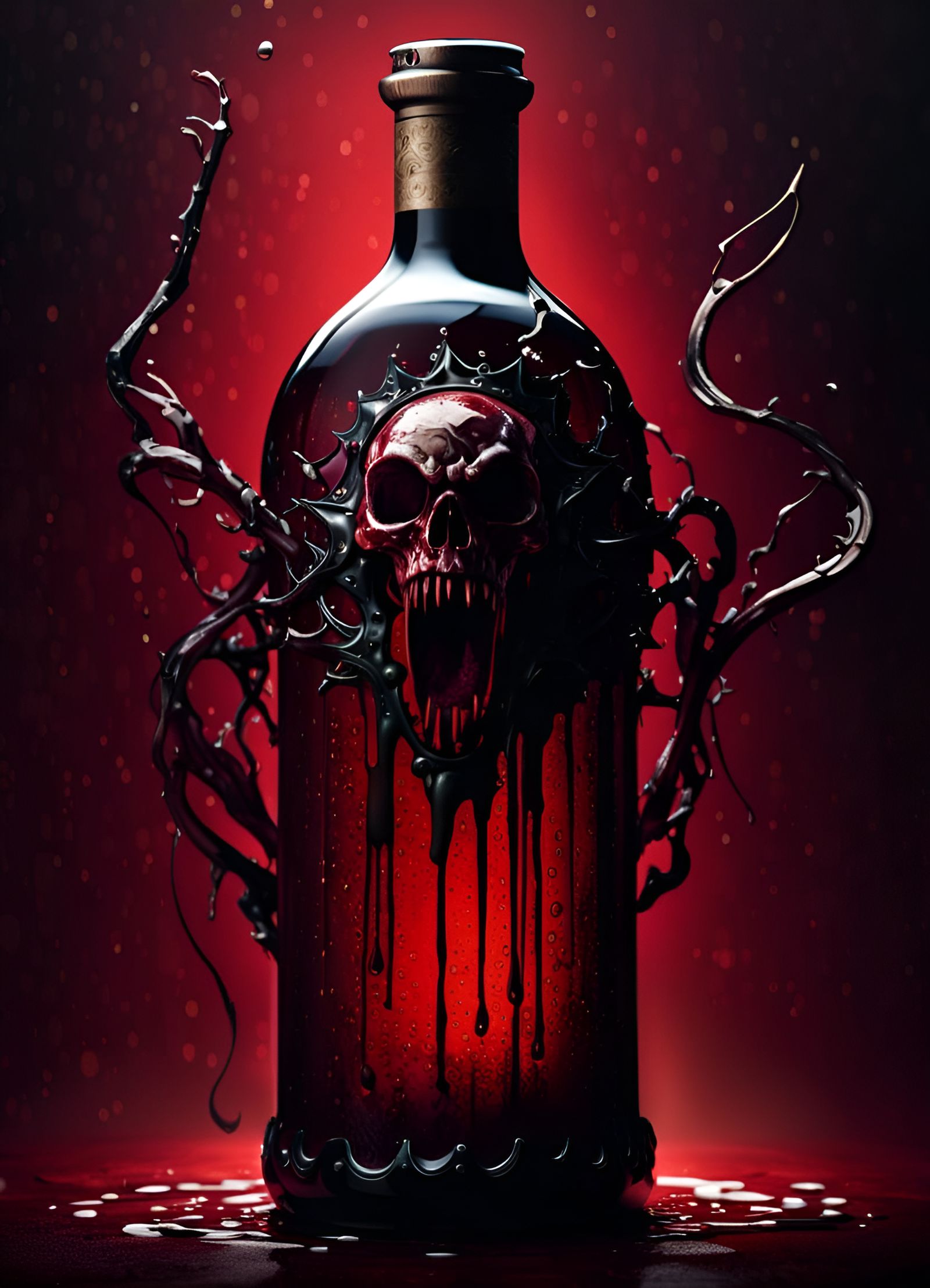 The demon drink 2 - AI Generated Artwork - NightCafe Creator