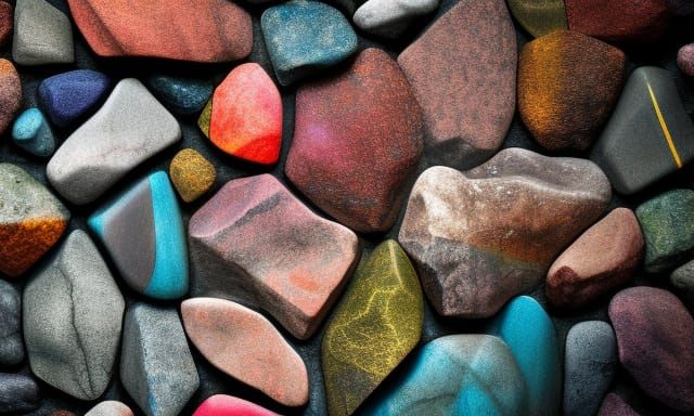 colorful stone - AI Generated Artwork - NightCafe Creator