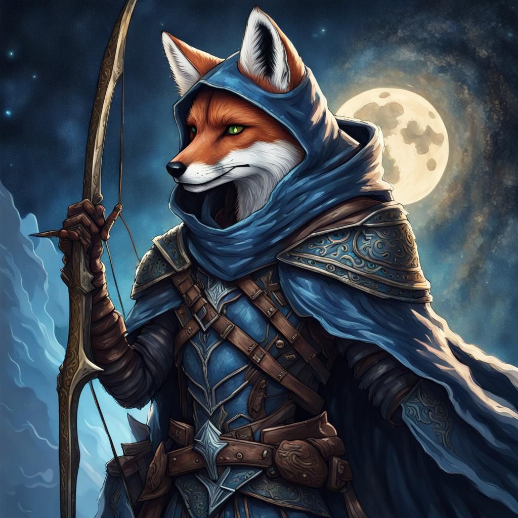 Vulpine Archer - AI Generated Artwork - NightCafe Creator