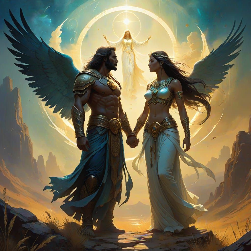 Holly Union - Celestial Gods Bestow Blessings in Radiant Glo...