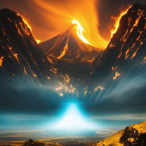 Eruption - AI Generated Artwork - NightCafe Creator