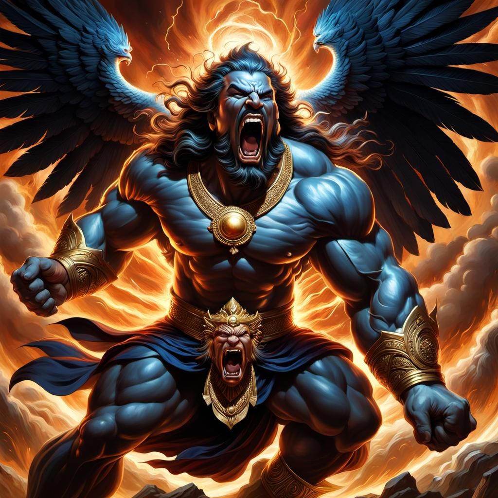 Fierce god - AI Generated Artwork - NightCafe Creator