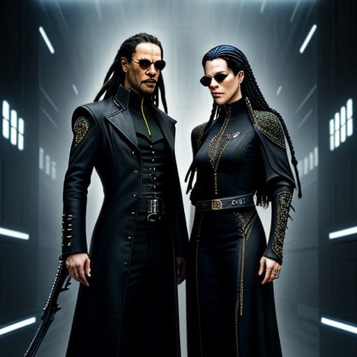 Matrix Reloaded, but Neo meets the Rastafarian instead of the Merovingian