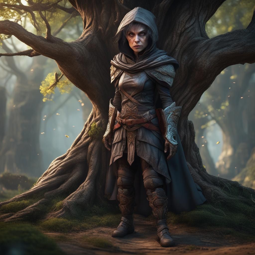 Assassin halfling - AI Generated Artwork - NightCafe Creator