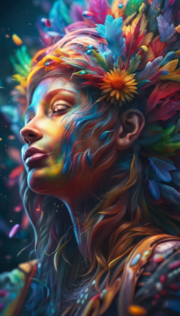 Peace of colours - AI Generated Artwork - NightCafe Creator