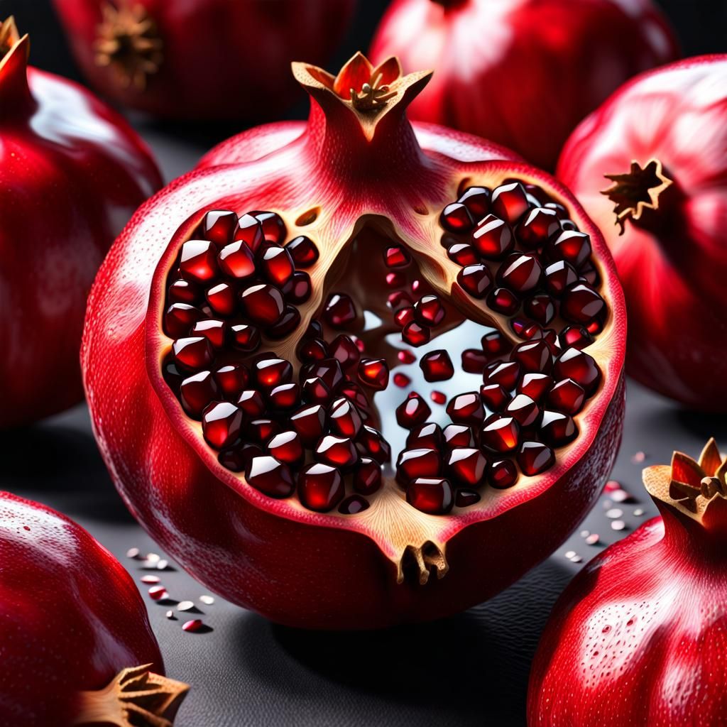 Ruby seeds - AI Generated Artwork - NightCafe Creator