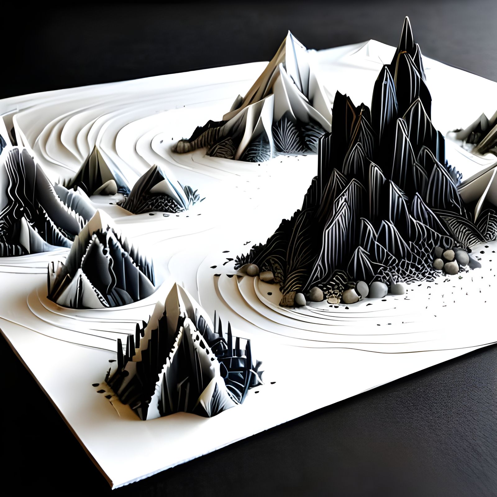 Paper Art - AI Generated Artwork - NightCafe Creator