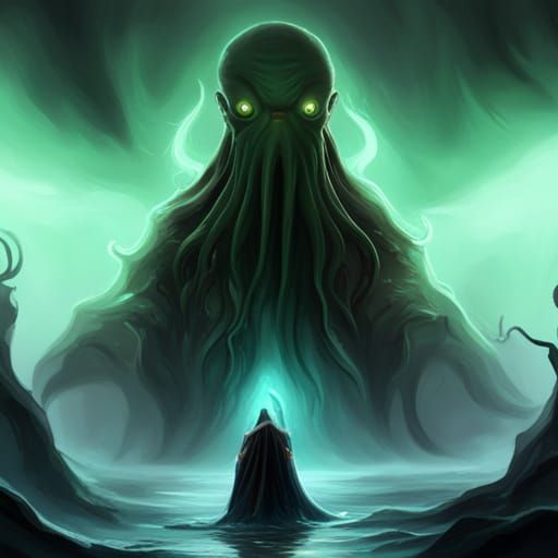 Cthulhu Awakens - AI Generated Artwork - NightCafe Creator