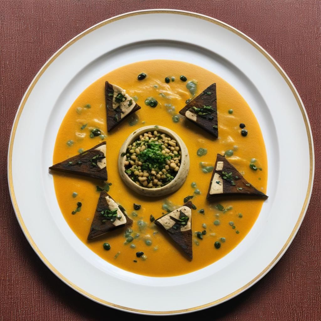 a plate of Bajoran hasperat - AI Generated Artwork - NightCafe Creator