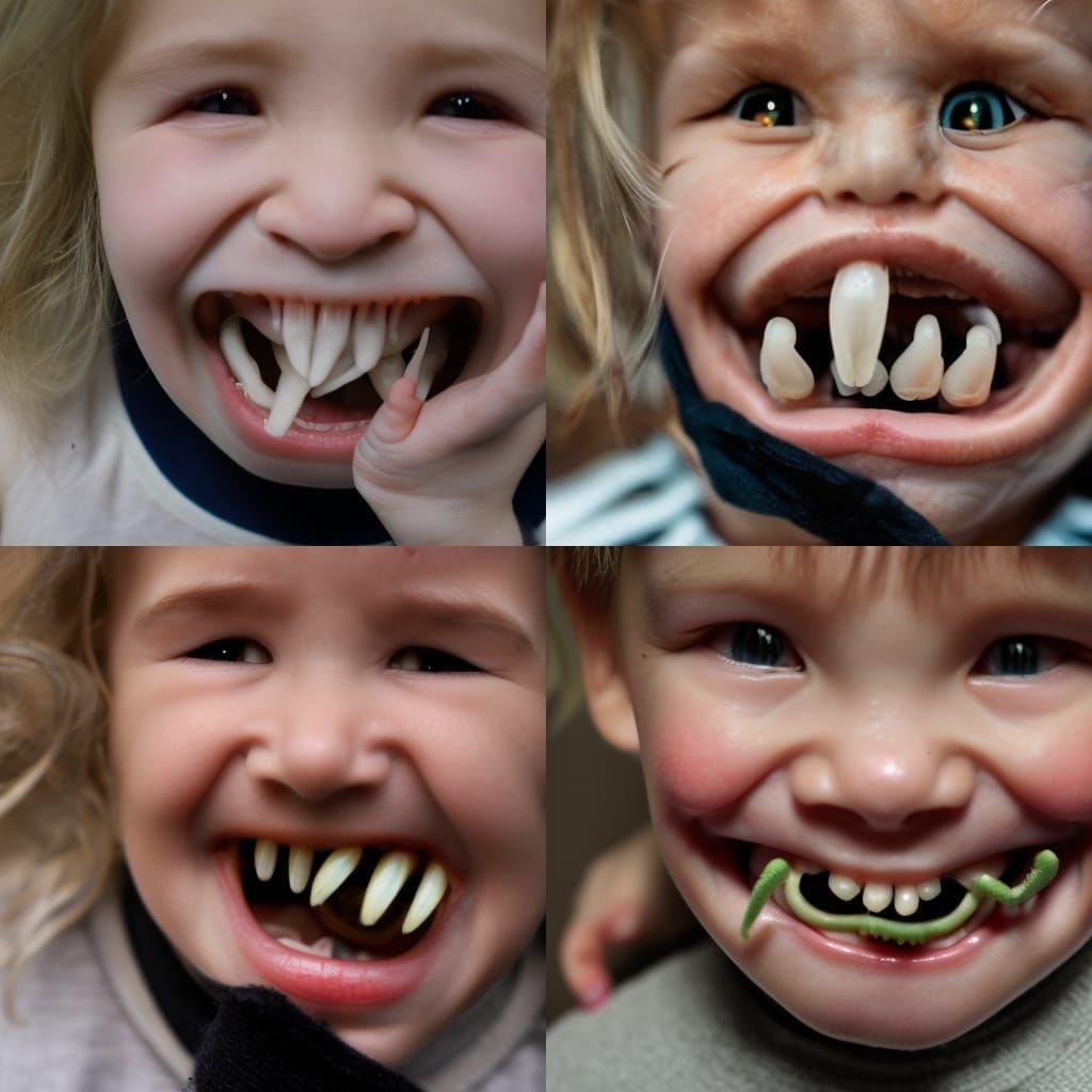 Creepy Spider Fingers Crawling From Eyes - AI Art