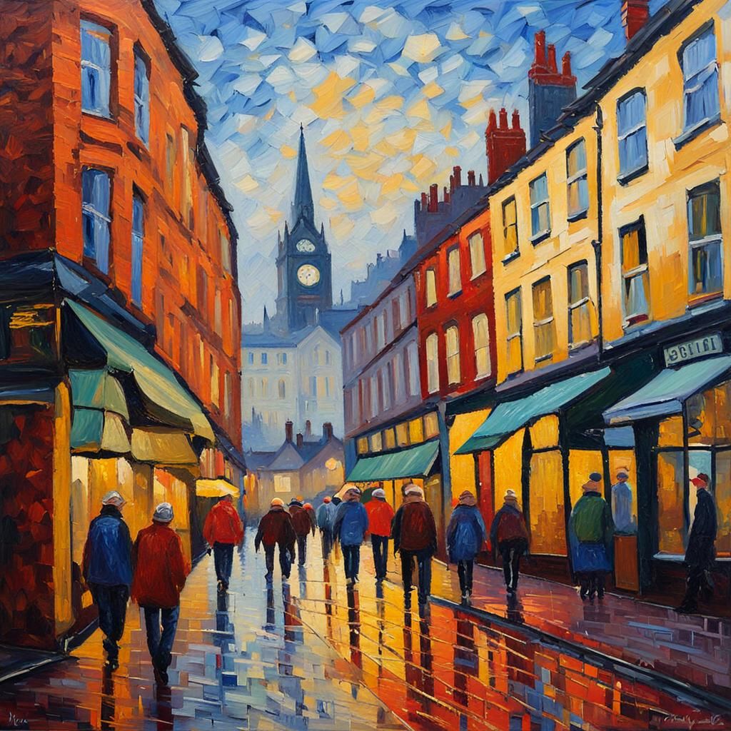 Cardiff, Wales - AI Generated Artwork - NightCafe Creator