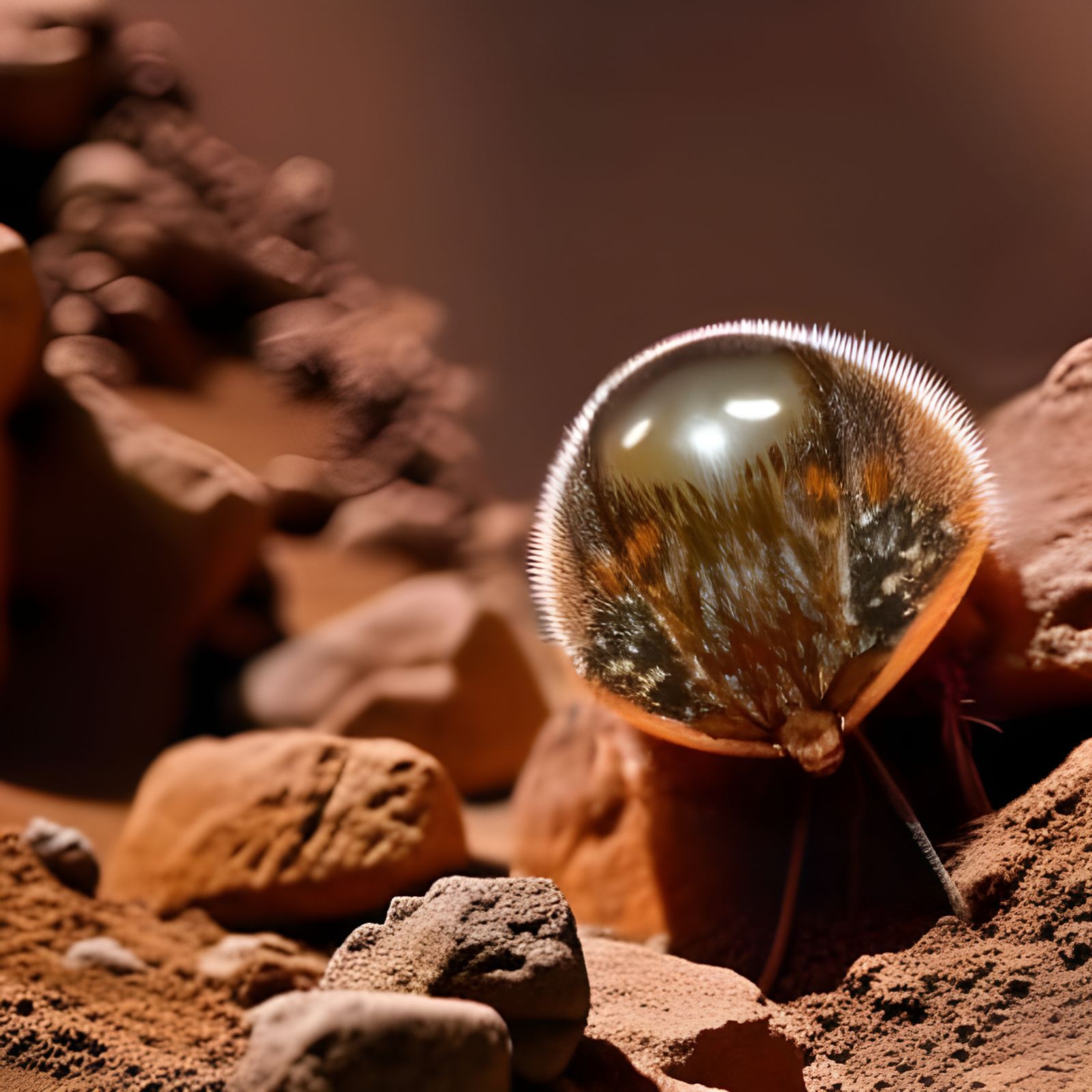 A lonely Martian bug. - AI Generated Artwork - NightCafe Creator