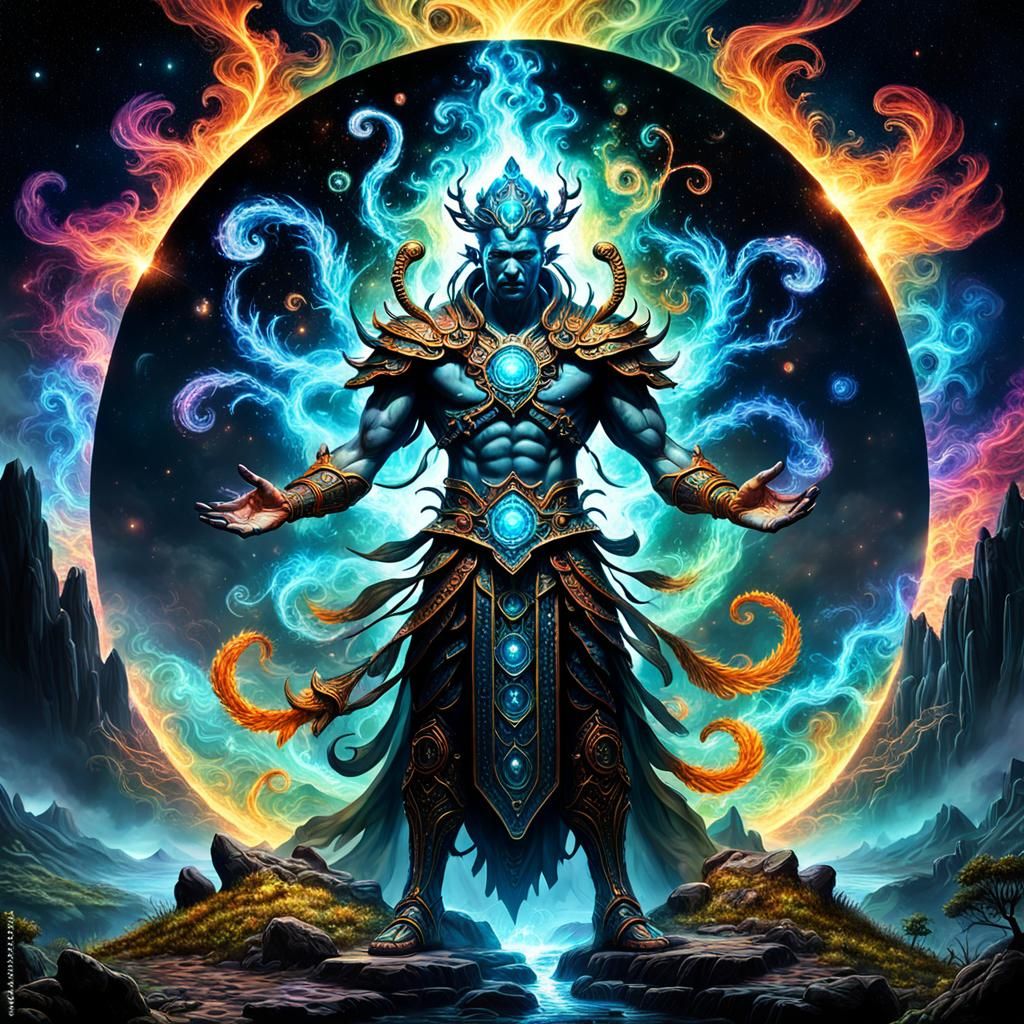 Lord of Elements - AI Generated Artwork - NightCafe Creator