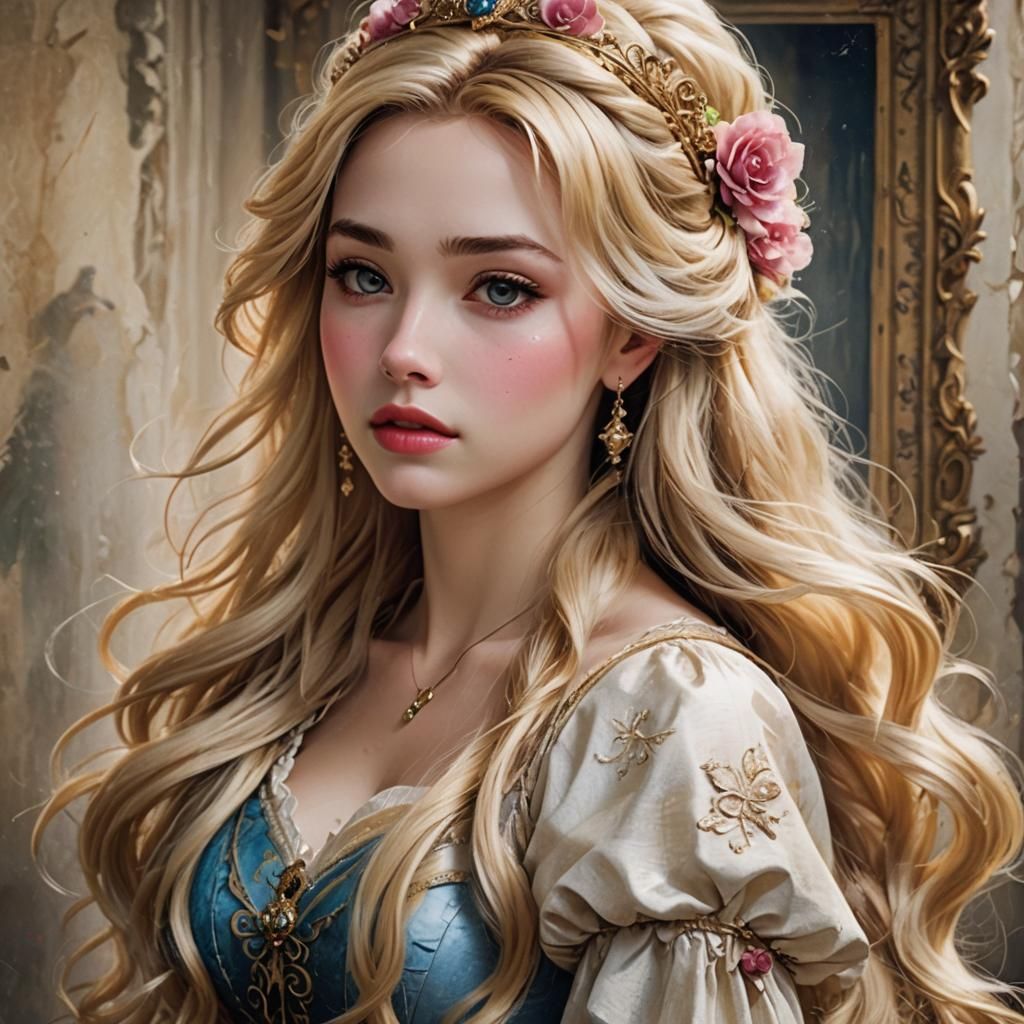 Disney Princess Royo Style - AI Generated Artwork - NightCafe Creator