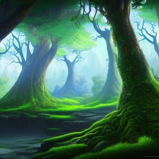 forest - AI Generated Artwork - NightCafe Creator