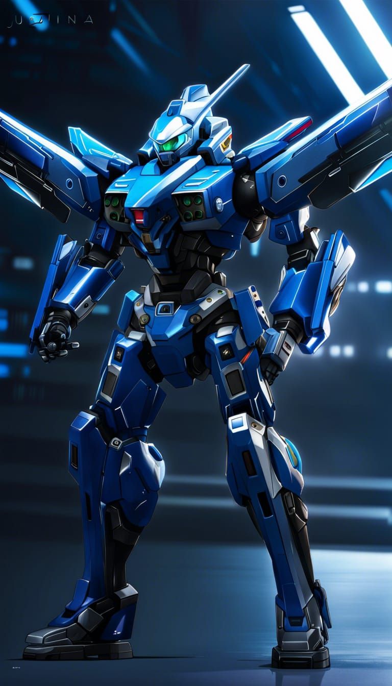 Gunner Blue - AI Generated Artwork - NightCafe Creator