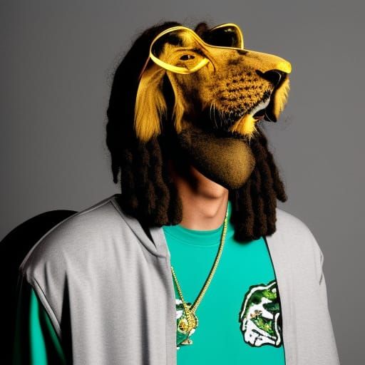 snoop doggy dogg lion - AI Generated Artwork - NightCafe Creator
