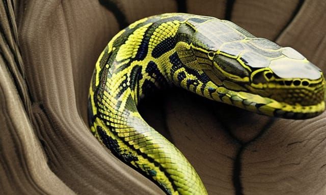 Alien Snake - AI Generated Artwork - NightCafe Creator