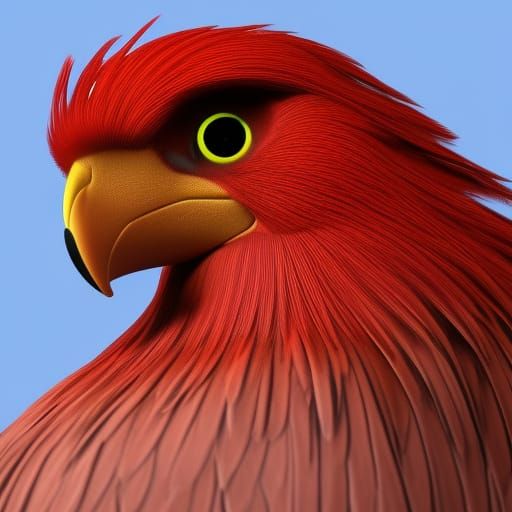 Birb wants attention - AI Generated Artwork - NightCafe Creator