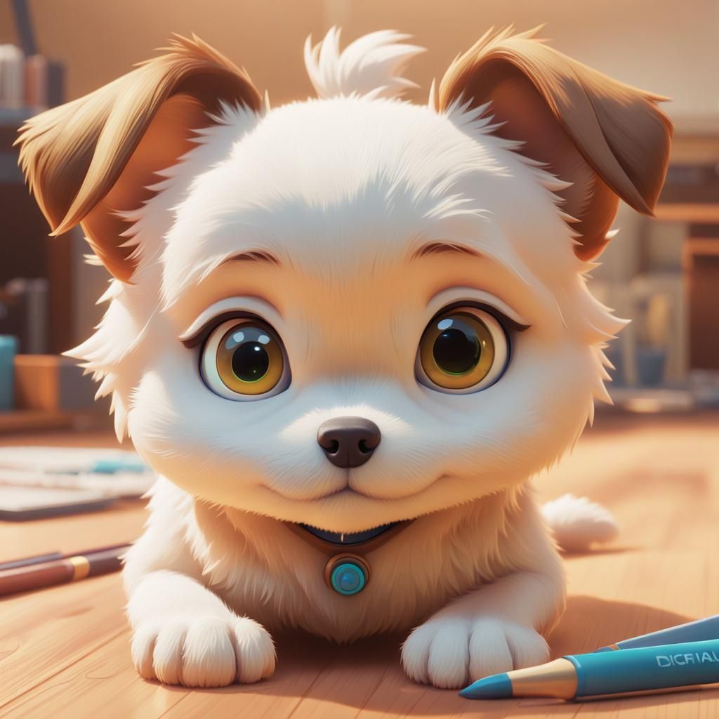 Puppy - AI Generated Artwork - NightCafe Creator