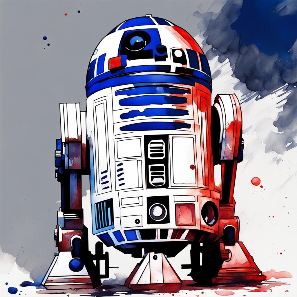 R2-D2 - AI Generated Artwork - NightCafe Creator