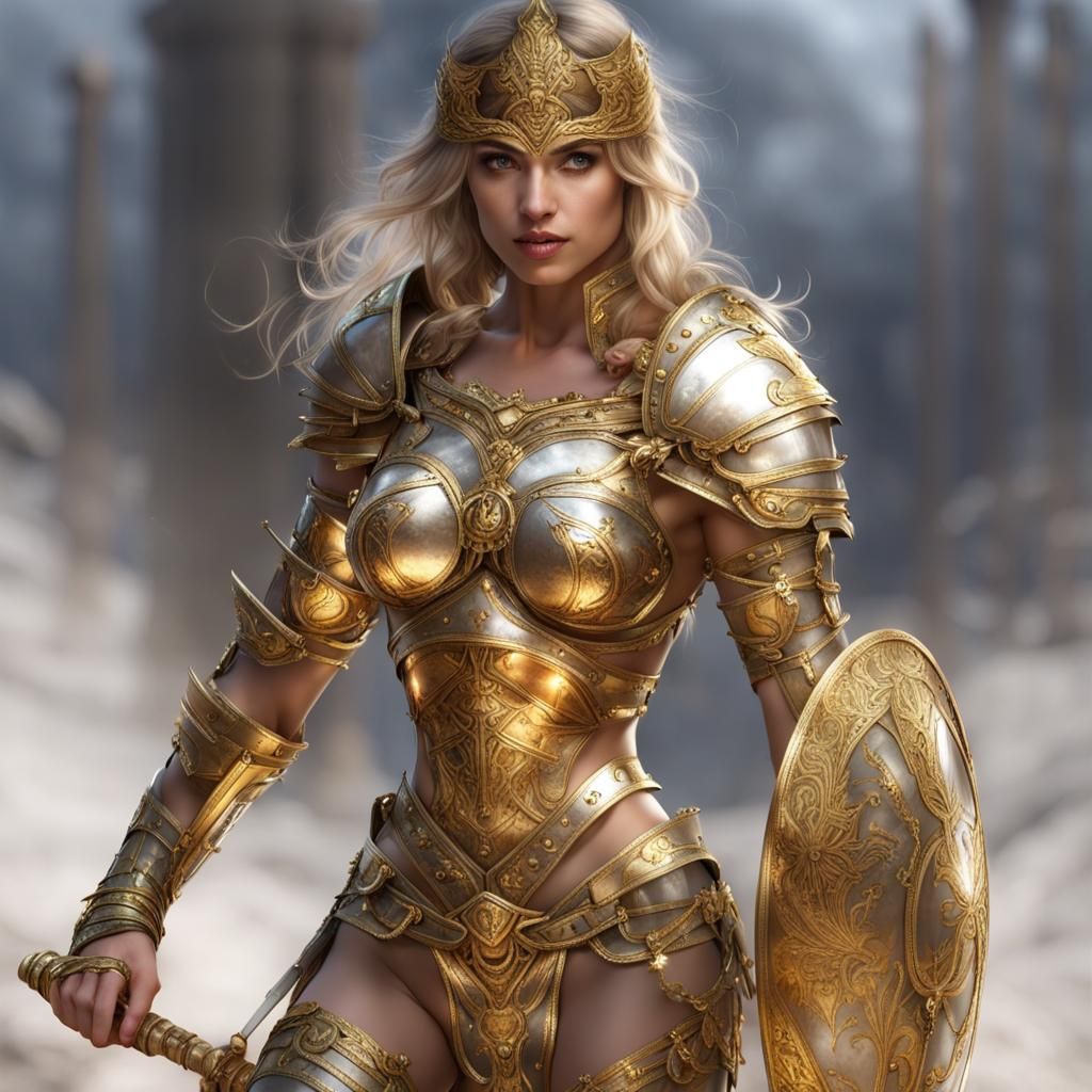 warrioress II - AI Generated Artwork - NightCafe Creator