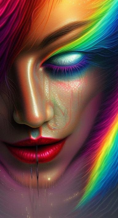 Rainbow Wizard - AI Generated Artwork - NightCafe Creator