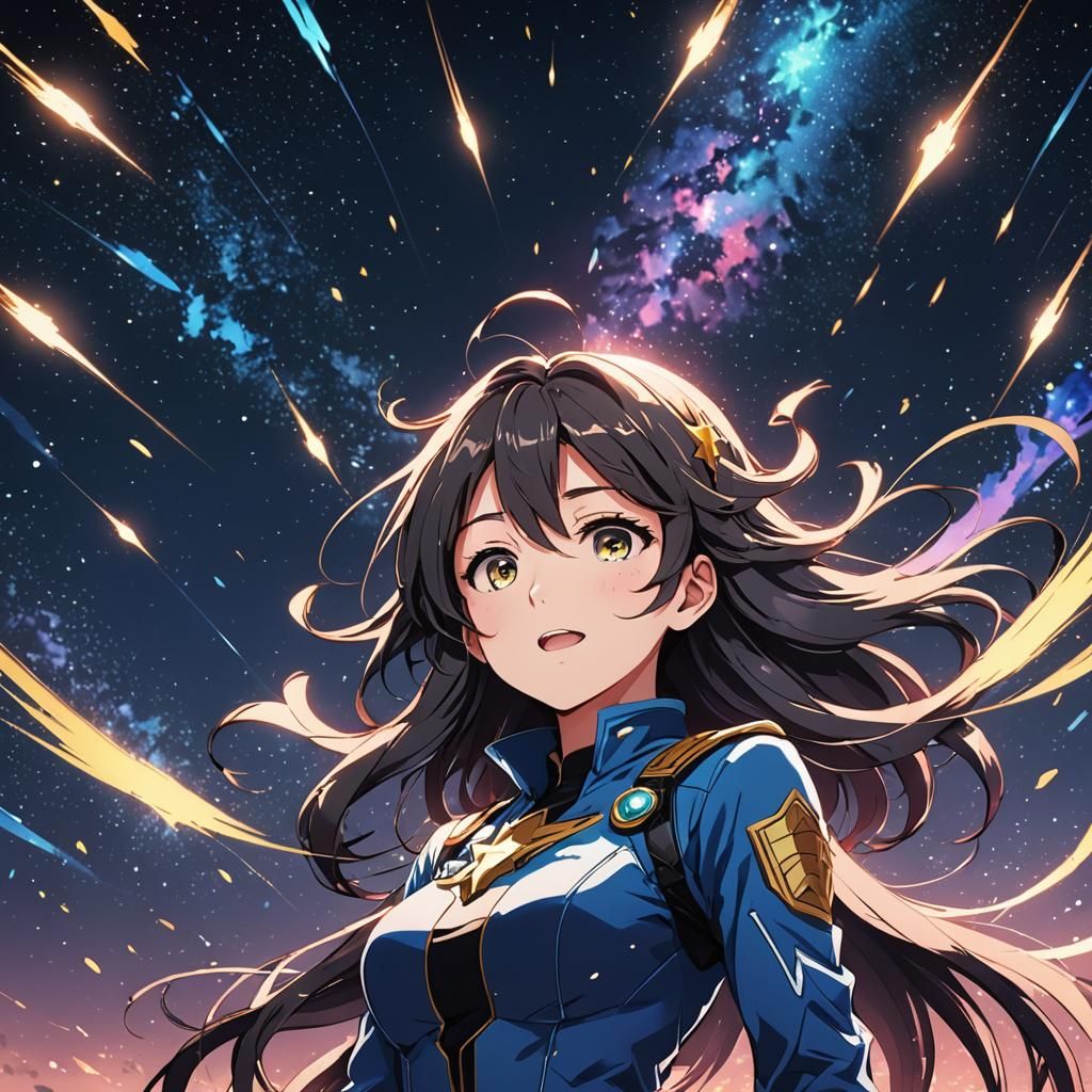 You're a shooting star I see, a vision of ecstasy - AI Generated ...