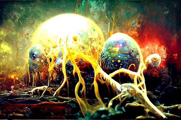 the origins of life - AI Generated Artwork - NightCafe Creator
