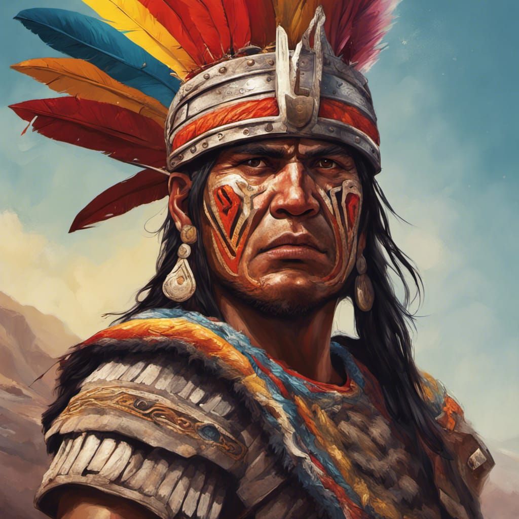 Peruvian Warrior - AI Generated Artwork - NightCafe Creator