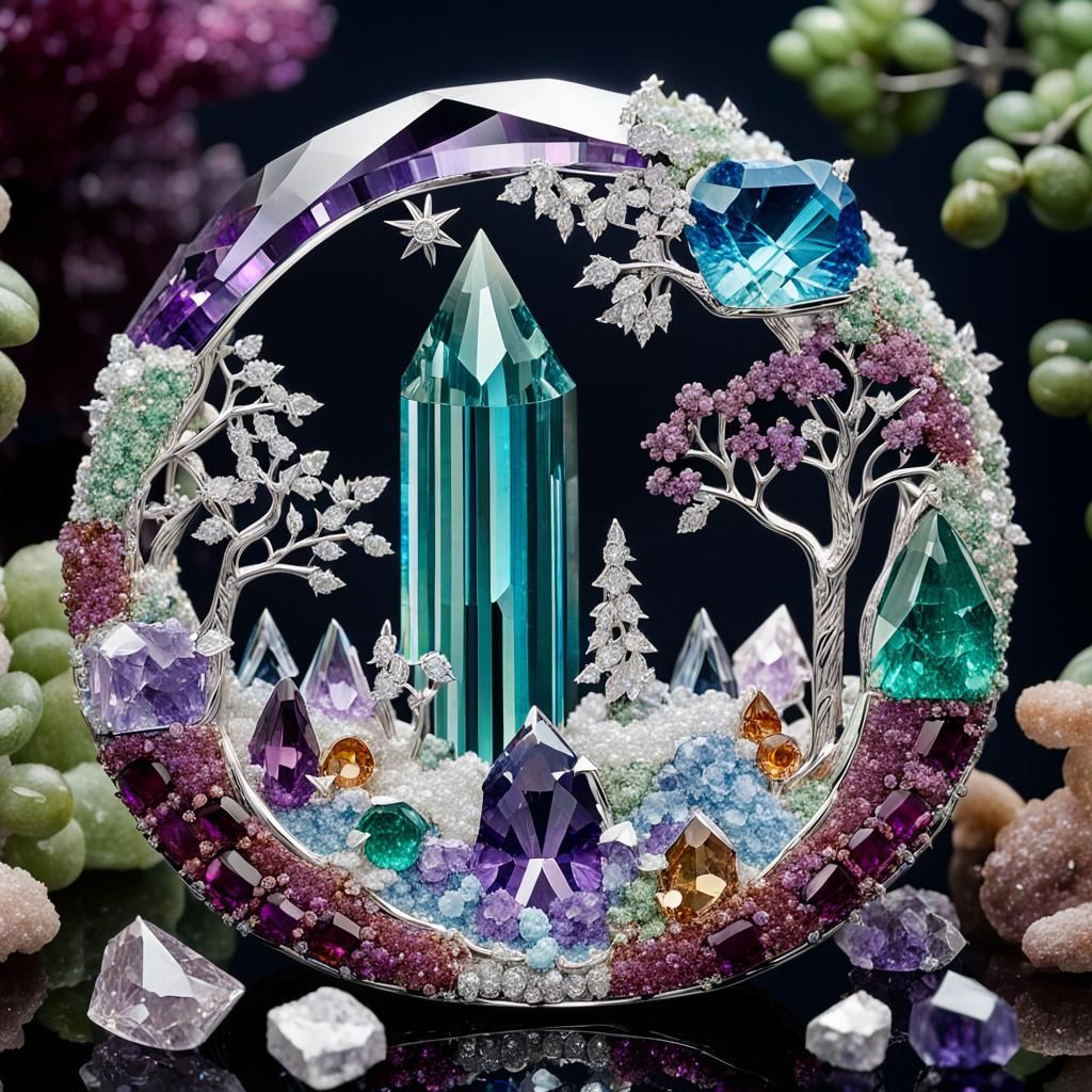 Crystal fantasy - AI Generated Artwork - NightCafe Creator