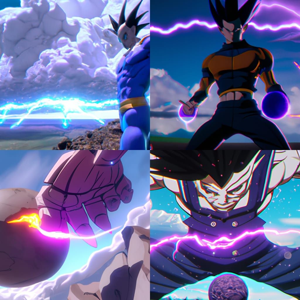 MCU action scene, Dragonball Z Frieza, extreme detail, unreal engine ...