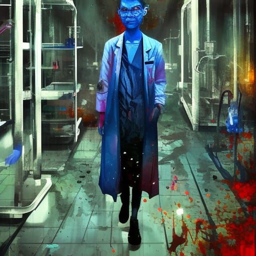 Demonic lab - AI Generated Artwork - NightCafe Creator