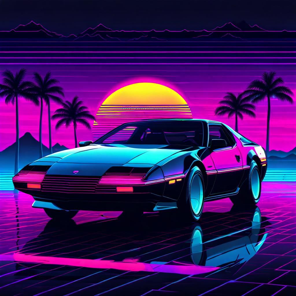 Knight Rider - AI Generated Artwork - NightCafe Creator