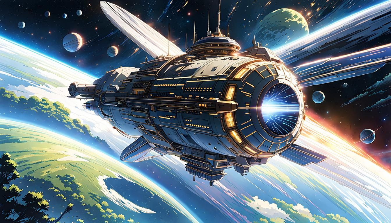 Spaceship - AI Generated Artwork - NightCafe Creator