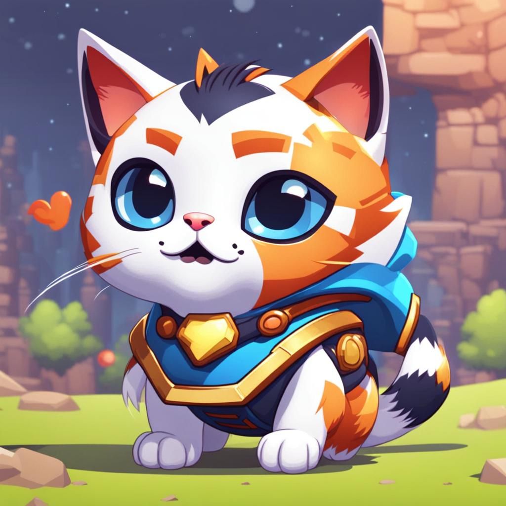 Calico Cat Video Game Character #1 - AI Generated Artwork - NightCafe ...
