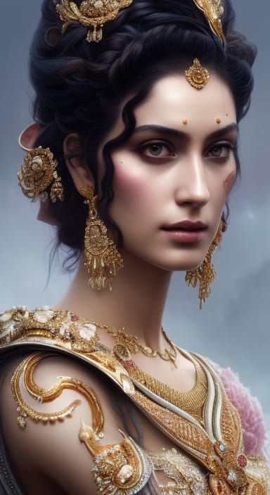 The Indian princess - AI Generated Artwork - NightCafe Creator