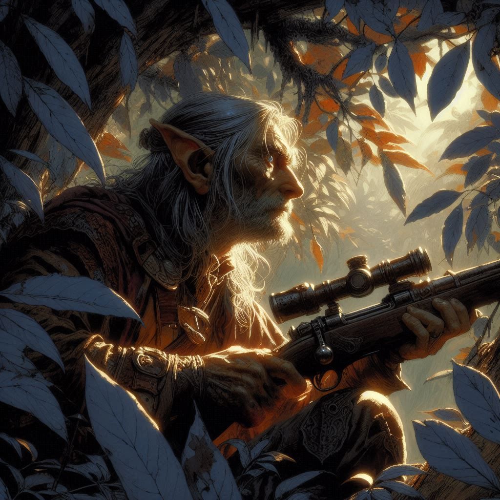 Modern Elven Hunter - AI Generated Artwork - NightCafe Creator