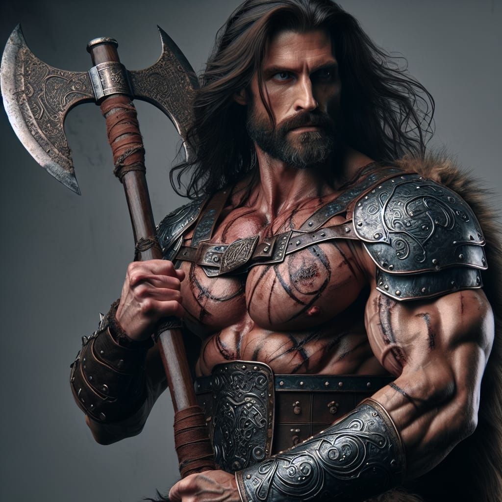 Barbarian Berserker Warrior - AI Generated Artwork - NightCafe Creator