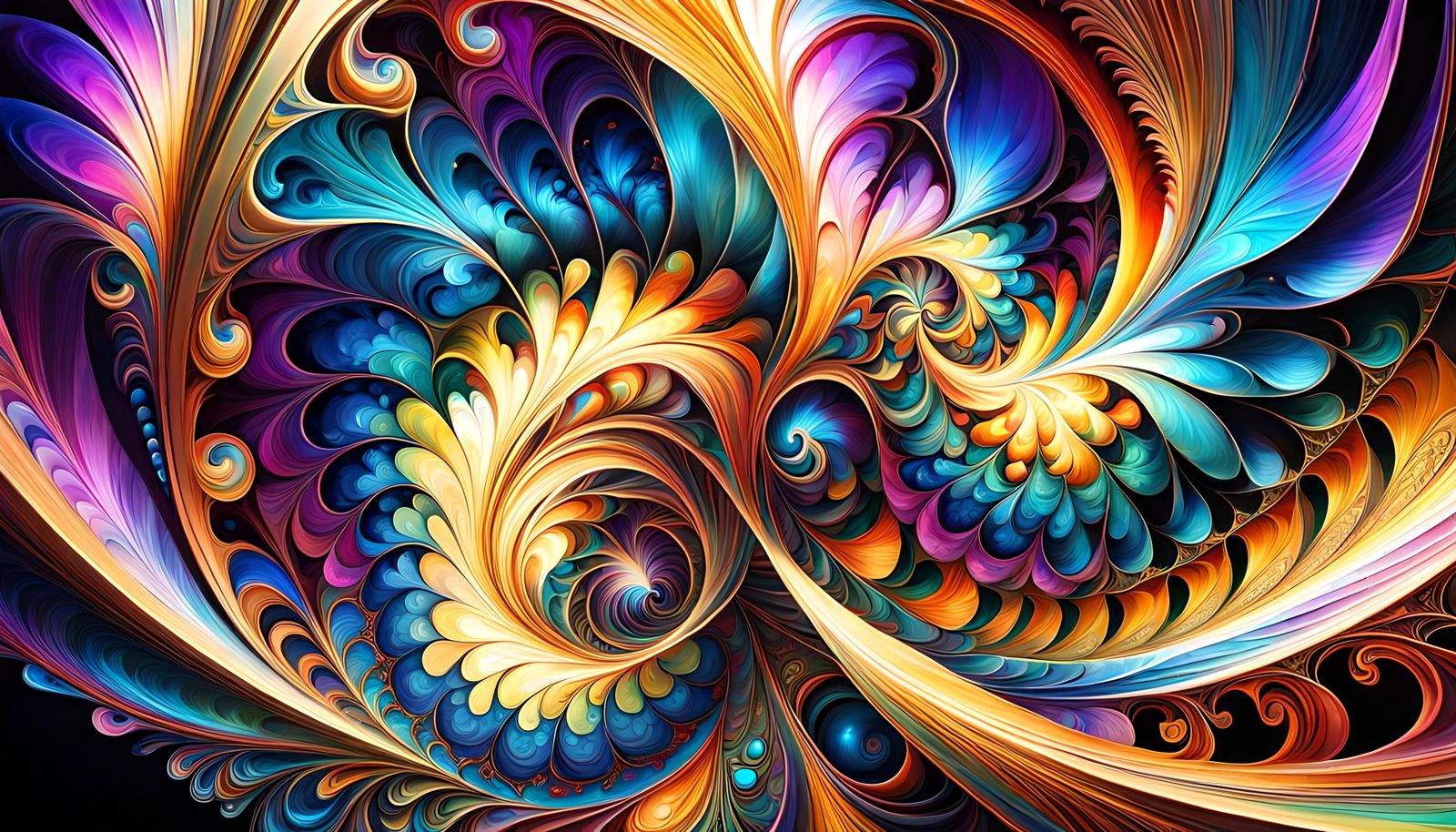 PSYCHEDELIC COLOR SWIRL PATTERN 2 - AI Generated Artwork - NightCafe ...